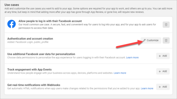 Custom Facebook Identity Provider: Bread & Butter