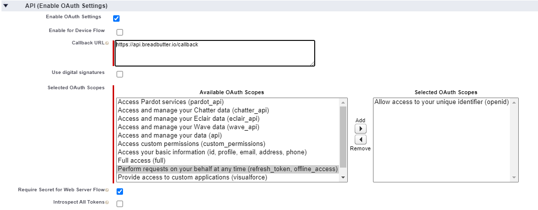 Custom Salesforce Identity Provider: Bread & Butter IO